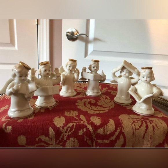 Dining | 3 Sets Of Vintage Porcelain Cherub Angel Salt And Pepper ...